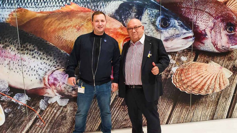 Fischsommelier Andre Domke auf der Fish International in Bremen ...